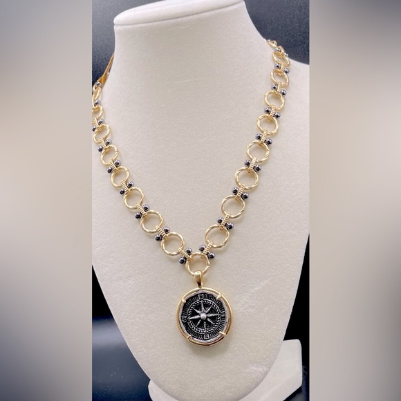 Hand Crafted | Jewelry | Ancient Greek Reproduction Compass Coin On ...